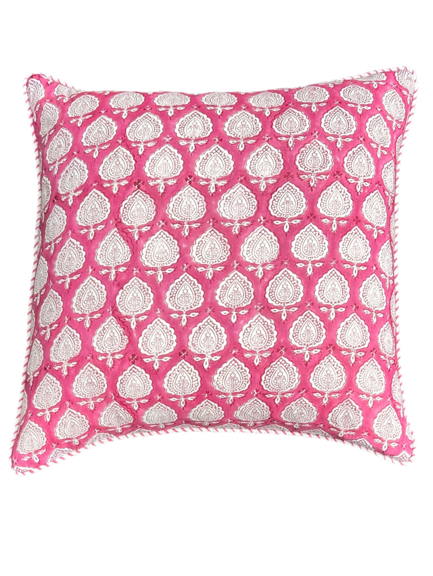 PINK SHIELD CUSHION – KaHo Prints
